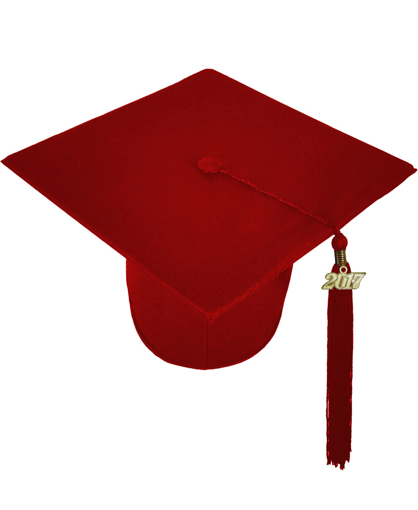 Matte Bachelor Academic Cap, Gown & Tassel maroon-red-cu165900